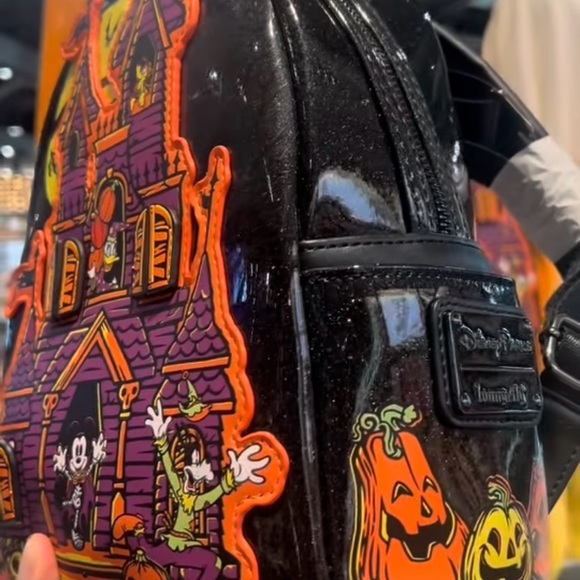 Disney | Bags | Disney Parks Halloween 224 Castle Skeleton Mickey Mouse ...